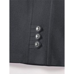 7/8-Jeans Classic Basics, Damen, Gr. 40, Normalgr&ouml;&szlig;en, schwarz (schwarz, denim), 81% Baumwolle, 17% Polyester, 2% Elasthan, unifarben, 7/8-L&auml;nge, Jeans