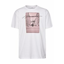Rocawear Damen T-Shirt "Rocawear Herren Rocawear Bushwick T-Shirt"wei&szlig;, Gr. M, bedruckt, 100% Baumwolle, Shirts