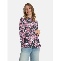 LIEBLINGSST&Uuml;CK Langarmbluse LIEBLINGSST&Uuml;CK "RauniL", Damen, Gr. 34, 980p2, anthra, 100% Viskose, normal, Rundhals, Blusen, aus 100% Viskose
