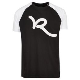T-Shirt Rocawear "Rocawear Herren Rocawear T-Shirt", Damen, Gr. S, schwarz, wei&szlig;, 60% Baumwolle, 40% Polyester, bedruckt, normal, Rundhals, Shirts T-Shirt