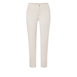 7/8-Hose MAC "SLIM 7/8", Damen, Gr. 42, Länge 27, pumice stone ppt, Web, Obermaterial: 97% Baumwolle, 3% Elasthan, slim fit 7/8-Länge, Hosen 7/8-Hose, in ultraleichter Qualität