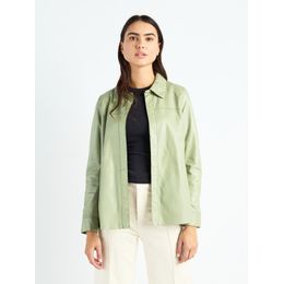 Lederjacke Maze "42021102", Damen, Gr. M, gr&uuml;n (dusty sea), Obermaterial: 100% Lammleder. &Auml;rmelfutter: 100% Polyester, Jacken