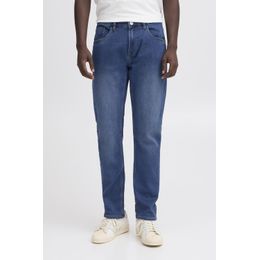 Relaxhose Blend "BHTWISTER JOGG SLIM FIT JEANS NOOS", Herren, Gr. 32, Länge 30, denim middle blau, Denim/Jeans, 82% Baumwolle, 16% Polyester, 2% Elasthan, unifarben, Basic, regular fit lang, Hosen Relaxhose, Klassische Slim-fit-Jeans