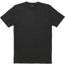 T-Shirt MARVELIS, Damen, Gr. L, schwarz, Obermaterial: 100% Baumwolle, regular fit, Rundhals, Shirts T-Shirt, Doppelpack, basic, Rundhals, Unterziehshirt, regular fit