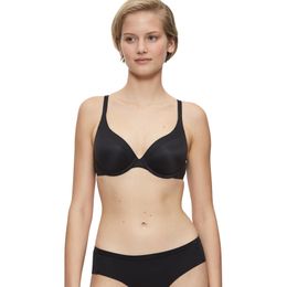 B&uuml;gel-BH Triumph "Body Make-up Soft Touch", Damen, Gr. 80, Cup D, schwarz, Microtouch, Obermaterial: 51% Polyamid, 26% Elasthan, 23% Polyester, BHs B&uuml;gel-BH, leichte Polsterung, weich, mit Schale, nahtlos vorgeformt