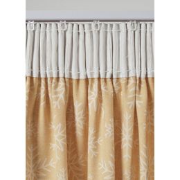 bonprix Jacquard Vorhang aus Bio Baumwolle (1er Pack), beige, 100% Baumwolle