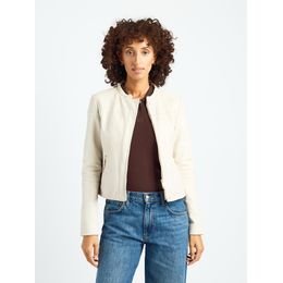 Lederjacke Maze "42023067", Damen, Gr. L, grau (harbor grau), Obermaterial: 100% Lammleder; Futter: 100% Baumwolle; &Auml;rmelfutter: 100% Polyester, ohne B&uuml;ndchen, Jacken