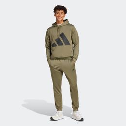 Trainingsanzug adidas Sportswear "M BL FT HD TS", Jungen, Gr. XXL, gr&uuml;n (olive strata), Obermaterial: 100% Polyester, Sportanz&uuml;ge Trainingsanzug, aus weichem French-Terry-Material, Hoodie