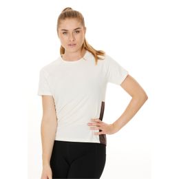 Funktionsshirt Endurance "Abbye", Damen, Gr. 38, wei&szlig; (wei&szlig;, beige), 95% Viskose, 5% Elasthan, mehrfarbig, normal, Rundhals, Shirts Funktionsshirt, mit Stretch-Funktion und Quick Dry-Technologie