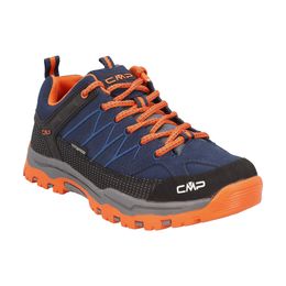 CMP Kinder Outdoorschuh "KIDS RIGEL LOW WP TREKKING SHOES", Gr. 41b. blau, arancio, Leder, Schuhe, wasserdicht