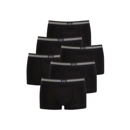 Trunk Jockey "Cotton Stretch", Herren, Gr. L, schwarz, Single Jersey, Obermaterial: 95% Baumwolle, 5% Elasthan, unifarben, k&ouml;rpernah, Unterhosen, mittlere Bundh&ouml;he, ohne Eingriff, kurzes Bein, elastisch