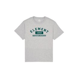T-Shirt Element "Home Team", Jungen, Gr. 10(140-148cm), mid grau heather, 100% Baumwolle, Shirts T-Shirt
