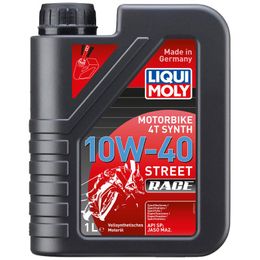 4-Takt Motor&ouml;l Liqui Moly Motorbike 4T Synth 10W-40 Street Race, vollsynthetisch, 1 Liter