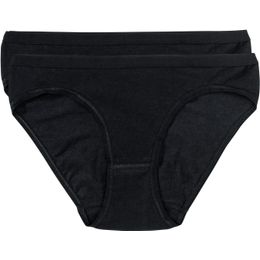 Minislip Speidel "Take-two", Damen, Gr. 38, schwarz, Obermaterial: 92% Baumwolle, 8% Elasthan, unifarben, k&ouml;rpernah, Unterhosen, basic, bequem, elastisch, atmungsaktiv, Baumwollmix