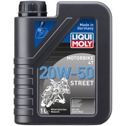 4-Takt Motor&ouml;l Liqui Moly Motorbike 4T 20W-50 Street, mineralisch, 1 Liter