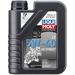 4-Takt Motor&ouml;l Liqui Moly Motorbike 4T 5W-40 HC Street, Synthesetechnologie, 1 Liter