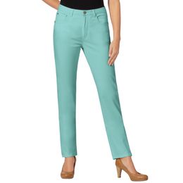 5-Pocket-Jeans Inspirationen, Damen, Gr. 195, Extrakurzgr&ouml;&szlig;en, blau (aqua), 98% Baumwolle, 2% Elasthan, unifarben, lang, Jeans 5-Pocket-Jeans, Topseller