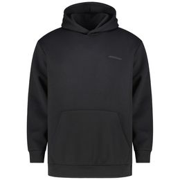Jack & Jones Große Größen Jack&Jones Hoodie aus Funktionsmaterial Farbe schwarz Größe: 5XL
