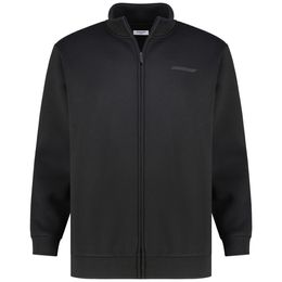 Jack & Jones Gro&szlig;e Gr&ouml;&szlig;en Jack&Jones Sweatjacke aus Funktionsmaterial Farbe schwarz Gr&ouml;&szlig;e: 4XL