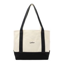 LeGer by Lena Gercke Shopper 'Nia' Damen Gr&ouml;&szlig;e One Size schwarz / wei&szlig;