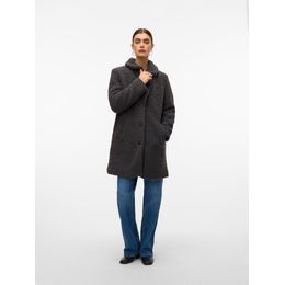 V&eacute;ro Moda Vero Moda Teddymantel in Anthrazit - 58% | Gr&ouml;&szlig;e L | Damenjacken