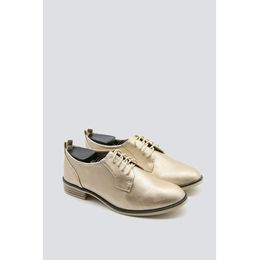 Bellucci Schn&uuml;rschuhe in Gold - 61% | Gr&ouml;&szlig;e 38 | Damen-schnuerschuhe