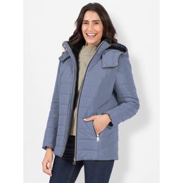 WITT Damen Steppjacke mit Teddy-Fleece innen, rauchblau, Gr&ouml;&szlig;e 40
