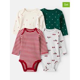 Carter's carter's 4er-Set: Bodys in Creme/ Gr&uuml;n/ Rot - 64% | Gr&ouml;&szlig;e 62 | Baby-bodys