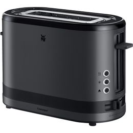 WMF Toaster "KÜCHENminis", B:11,5cm H:16,9cm T:25,4cm, schwarz, Toaster, kompakt, 7 Bräunungsstufen, Auftau-Funktion, Aufwärm-Funktion