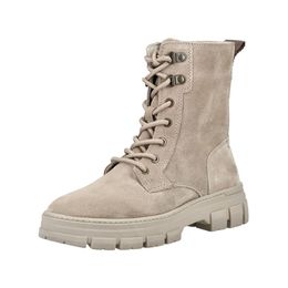 Marc O'Polo MARC O'POLO Damen Schnürstiefelette "Marc O'Polo Stiefelette Veloursleder", Gr. 41taupe, Veloursleder, Schuhe