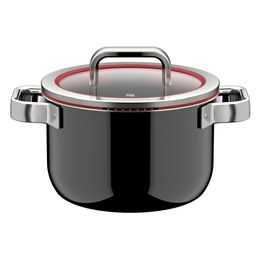 WMF Kochtopf "Fusiontec Function Pro", 3,7 l + &Oslash; 20cm + H&ouml;he 19cm, schwarz, T&ouml;pfe, integrierte Siebfunktion, sp&uuml;lmaschinengeeignet, Made in Germany