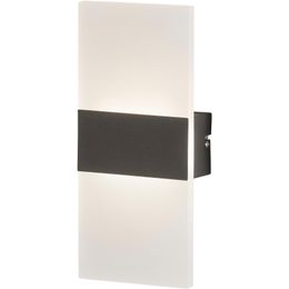 Fischer und Honsel Wandleuchte "Foder", 1, H: 27cm, 1 Stk., beige, FISCHER & HONSEL, Wohnzimmer, Leuchten, langlebige LED