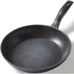 Stoneline Bratpfanne, &Oslash; 28cm + H&ouml;he 5,1cm, grau, Pfannen, Stoneline- Keramikbeschichtung, Induktion