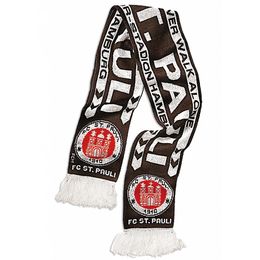 FC St. Pauli Damen Schal "FC St. Pauli Schal FC St. Pauli Standard"braun, 100% Baumwolle, Modet&uuml;cher
