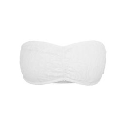 Urban Classics Damen Sport-BH "Urban Classics Damen Ladies Laces Bandeau", Gr. Swei&szlig;, 91% Polyamid, 9% Elasthan, BHs