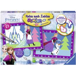 Ravensburger Kinder Malen nach Zahlen "Junior, Disney Frozen, Die Eiskönigin", bunt, B:32cm H:22cm, Malvorlagen, Made in Europe