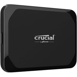 CRUCIAL externe SSD "X9", 4 TB, Schreibgeschwindigkeitmaximal 10000 MB/s Lesegeschwindigkeitmaximal 1050 MB/s, schwarz, Festplatten