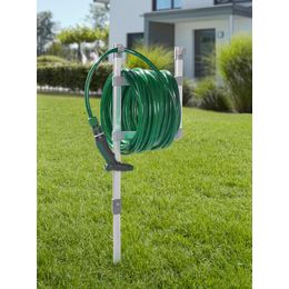 Gartenstecker HEINE HOME, B:27cmsilberfarben, Gartenstecker