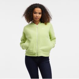 Ragwear Damen Sweatjacke "DORON FLEECE", grün, Gr. XL, unifarben, Fleece, Obermaterial: 100% Polyester, Sweatjacken