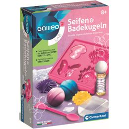 Clementoni Kinder Experimentierkasten "Galileo, Seifen und Badekugeln", bunt, Experimentierkästen, Made in Europe