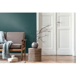 Livingwalls Vliestapete LIVING WALLS "Unitapete Leausenstruktur - Vliestapete modern", blau, B:0,53m H:0,02m L:10,5m, Vlies, Tapeten, Moderne Vliestapete aus Leausenoptik