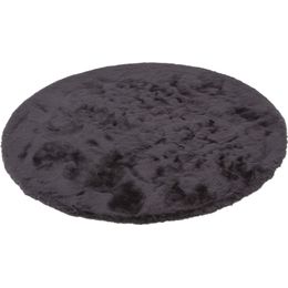 Sch&ouml;ner Wohnen Kollektion Fellteppich, H:26mm &Oslash;:120cm, grau, SCH&Ouml;NER WOHNEN-KOLLEKTION, Kunstfaser, Teppiche, "Tender", besonders weich durch Microfaser, Kunstfell, waschbar,