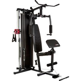 HAMMER Kraftstation "Kraftstation FERRUM TX2", B:120cm H:198cm L:150cm, schwarz, Kraftstationen, multifunktionale Fitnessstation, max.