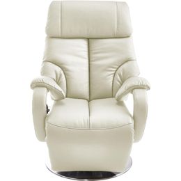 Sit & More TV-Sessel SIT & MORE, B:80cm H:113cm T:80cm, beige, Luxus-Kunstleder;NaturLEDER (echtes Rindsleder);Luxus-Microfaser (100% Polyester), Sessel,