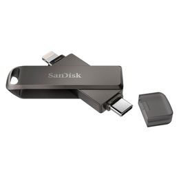 Sandisk USB-Stick "iXpand Luxe, 256GB, USB 3.1, USB-C", 256GB GB, schwarz, USB-Sticks
