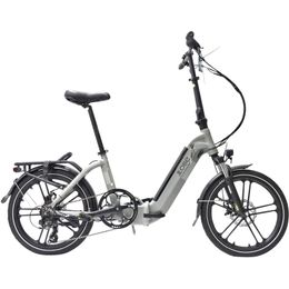 Llobe E-Bike "EasyStar Gala, 10Ah", 37cm, 20 Zoll (50,80cm), grau, Elektrofahrräder, Pedelec, Elektrofahrrad für Damen u. Herren