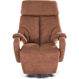 Sit & More TV-Sessel SIT & MORE, B:80cm H:111cm T:80cm, braun, NaturLEDER (echtes Rindsleder);Luxus-Microfaser (100% Polyester);Luxus-Kunstleder, Sessel,