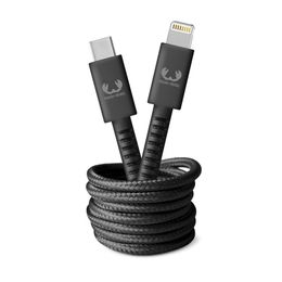 FRESH ́N REBEL Smartphone-Kabel "USB-C - Lightning-Kabel "Fabriq", 2m", 200cmcm, grau, Kabel
