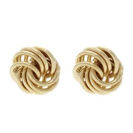 Firetti Damen Paar Ohrstecker "Schmuck Geschenk Gold 375 Ohrschmuck Ohrringe Loveknot", 8mm, Gelbgold 375gelbgoldfarben, Gelbgold 375, Ohrringe