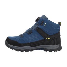 CMP Kinder Outdoorschuh "KIDS KIRUNA MID FITGO WP TREKKING SHOES", Gr. 41blau ink, gelb, Leder, Schuhe, wasserdicht